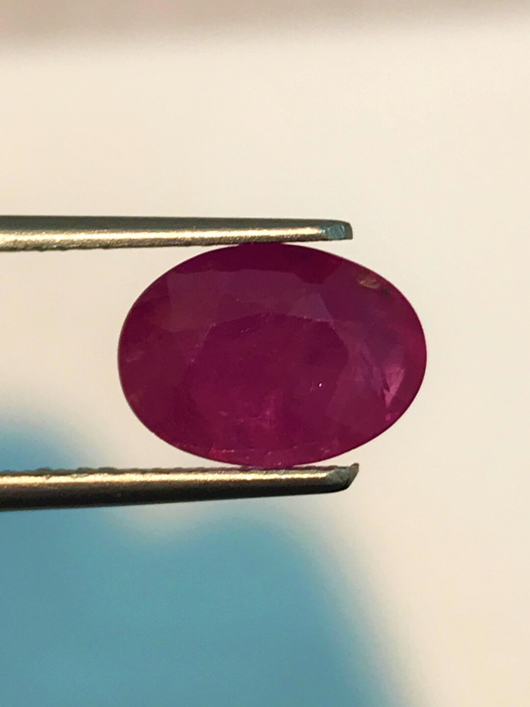 Natural BURMA RUBY| 4.85 Carats Rich Pinkish Red Color High Luster AAA ...