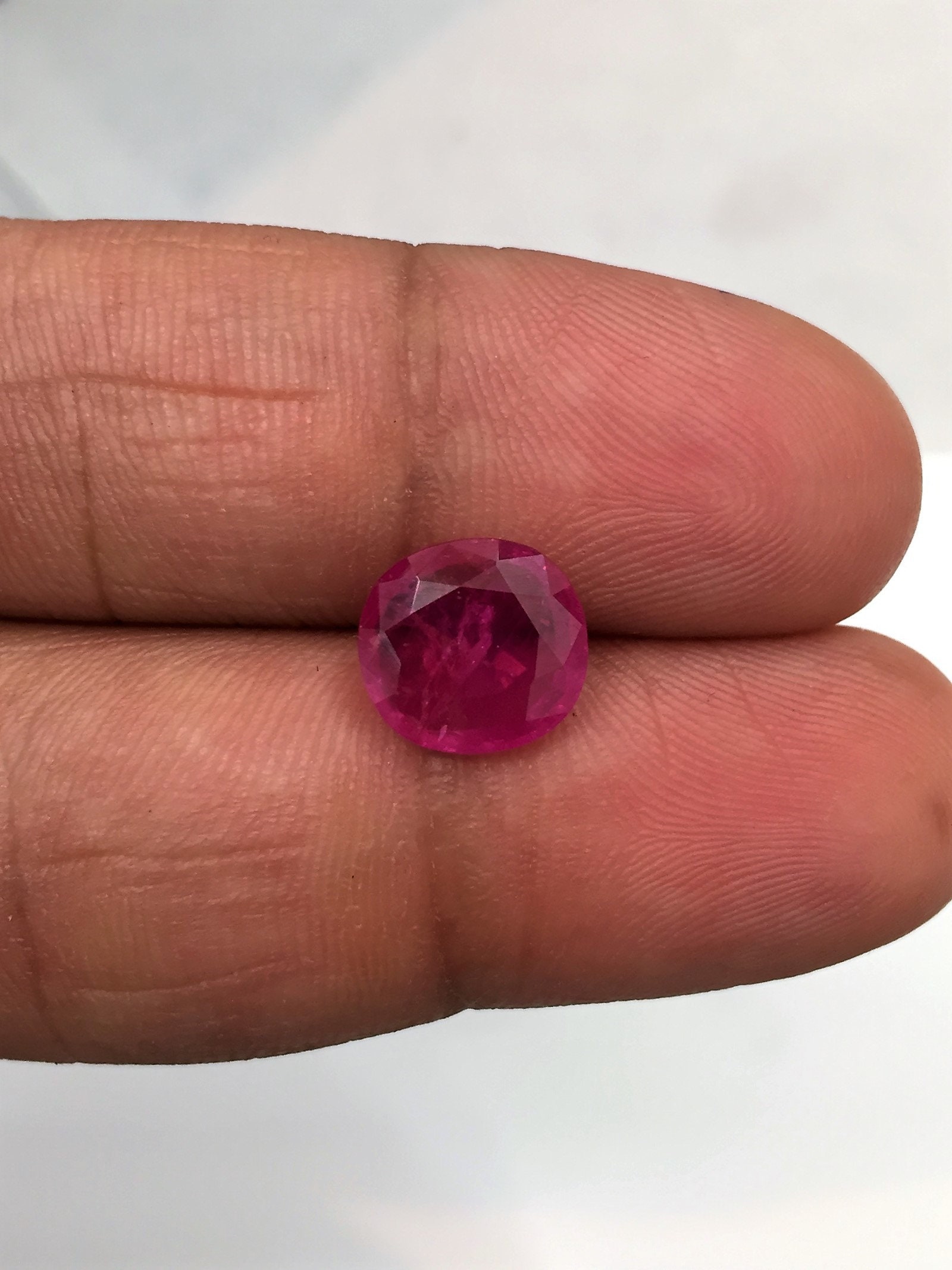 Natural BURMESE RUBY 3.48 Carats Legendary Red Color High - Etsy