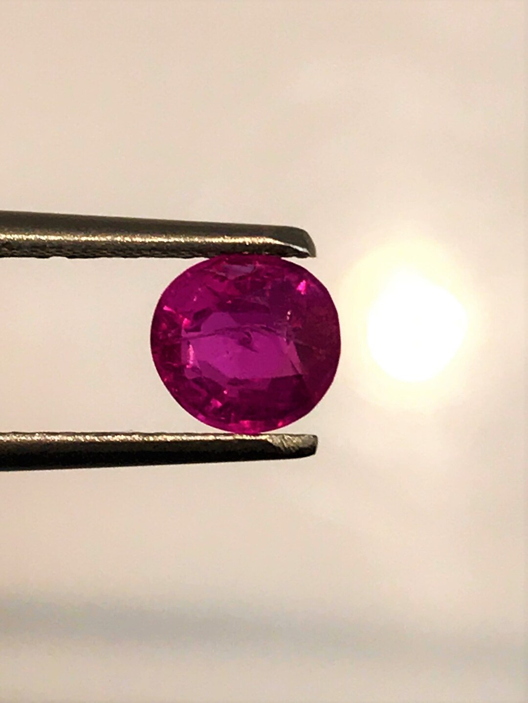 Natural BURMA RUBY | 0.84 Carats Rich Pink Red Color Sparky Luster AAA ...