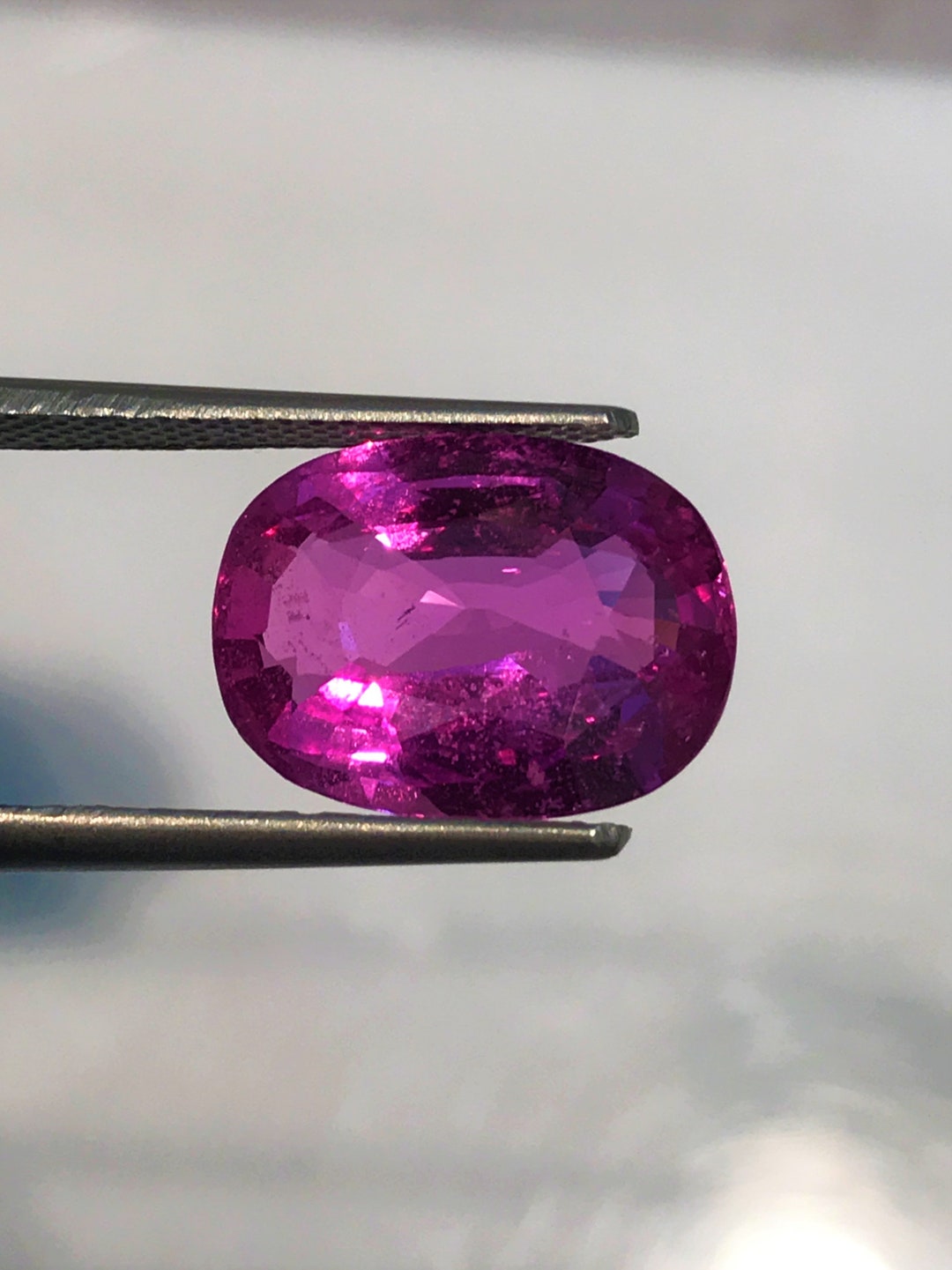 Natural No Heat RUBY | 7.00 Carats Rich Pinkish Red Color Sparky Luster ...