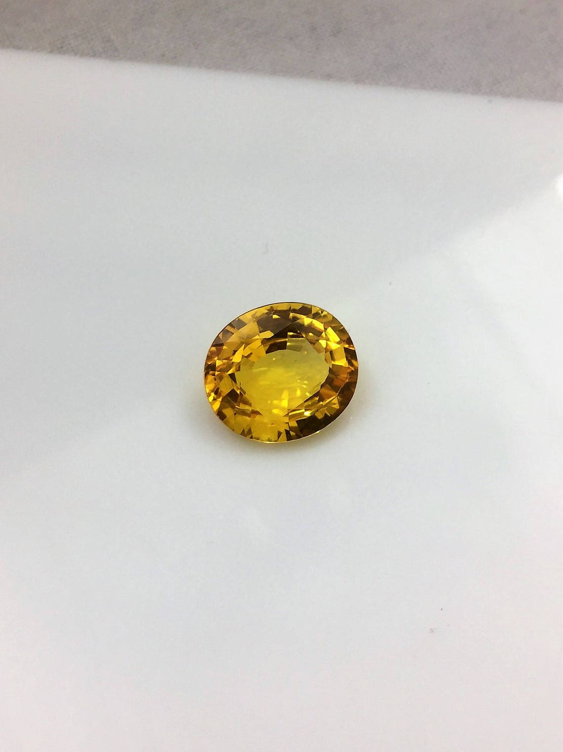 RARE Vintage 6.09 Carat LEGENDARY Rich Golden Yellow Color - Etsy