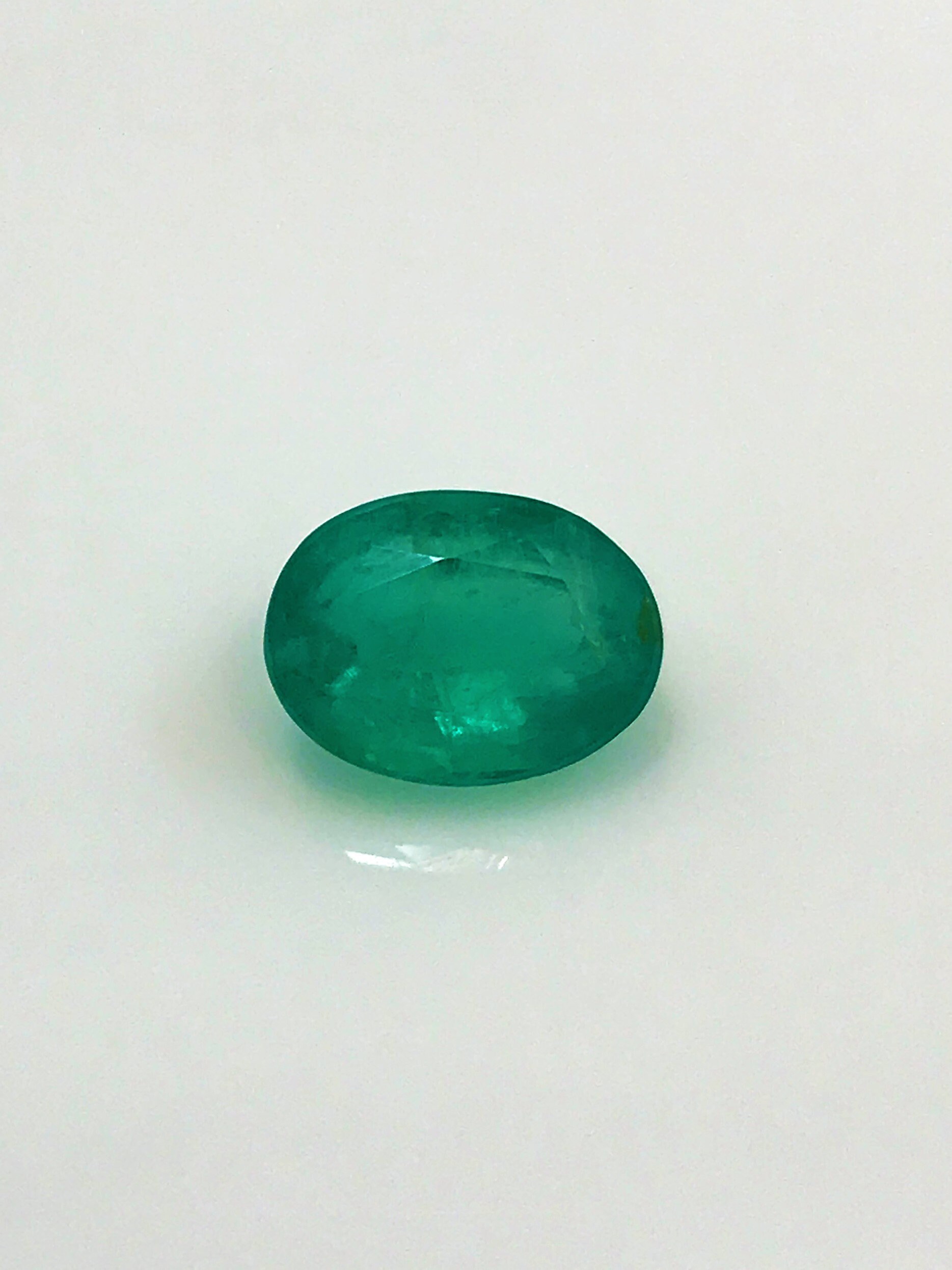 COLOMBIAN EMERALD | 3.18 Carats Rich Dark Green Color High Luster AAA ...