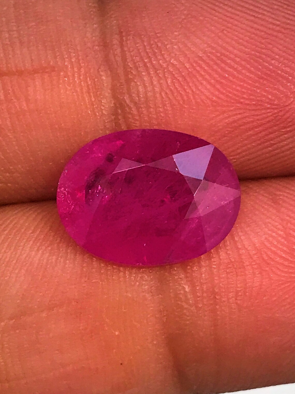 BURMESE RUBY 6.08 Carats Rich Red Color High Luster AAA Fine Quality ...