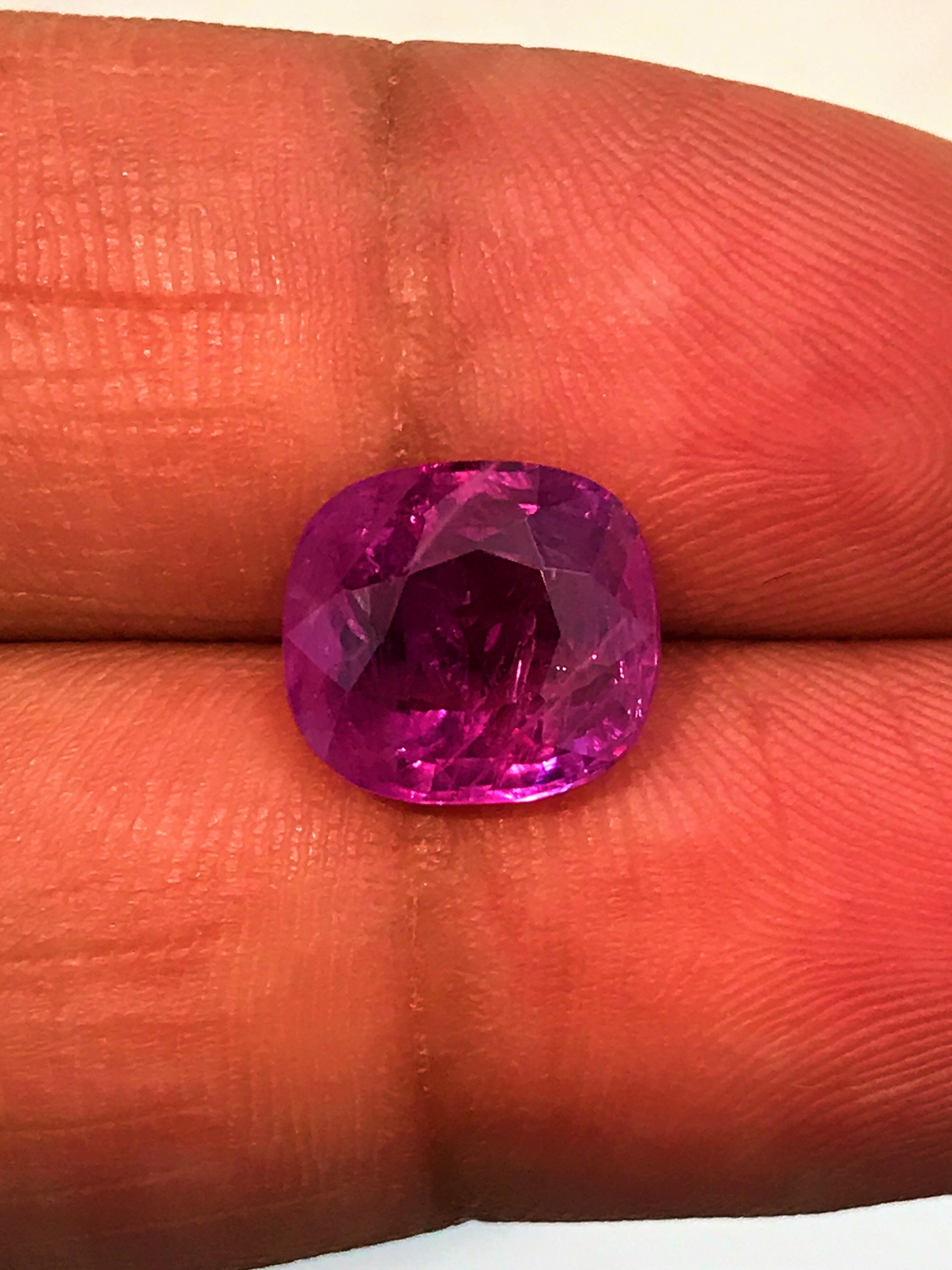 Natural BURMA RUBY | 5.44 Carats Rich Red Color Sparky Luster AAA ...