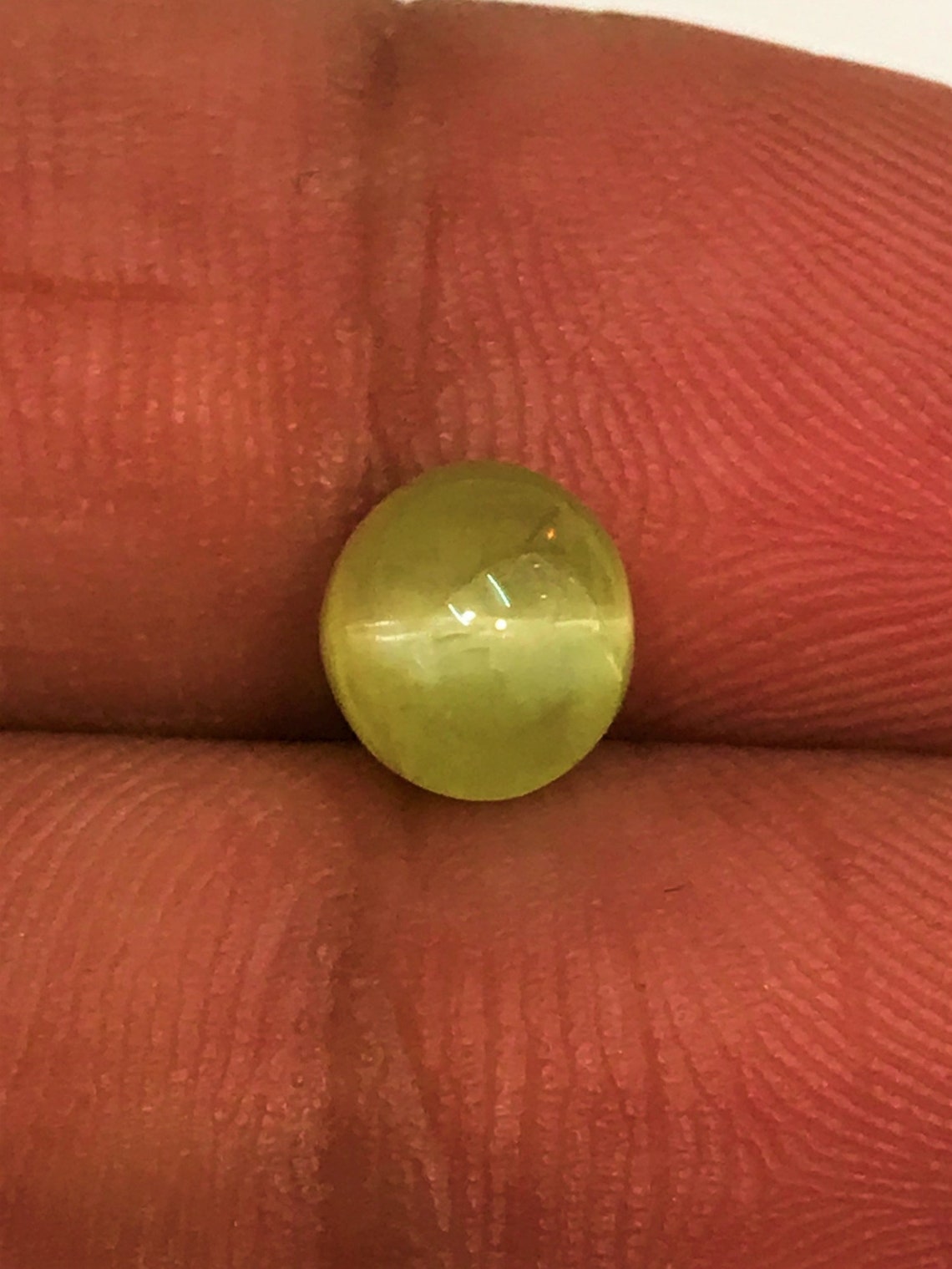 Chrysoberyl CAT'S EYE | 2.00 Carats Rich Yellowish Green Color Sharp ...