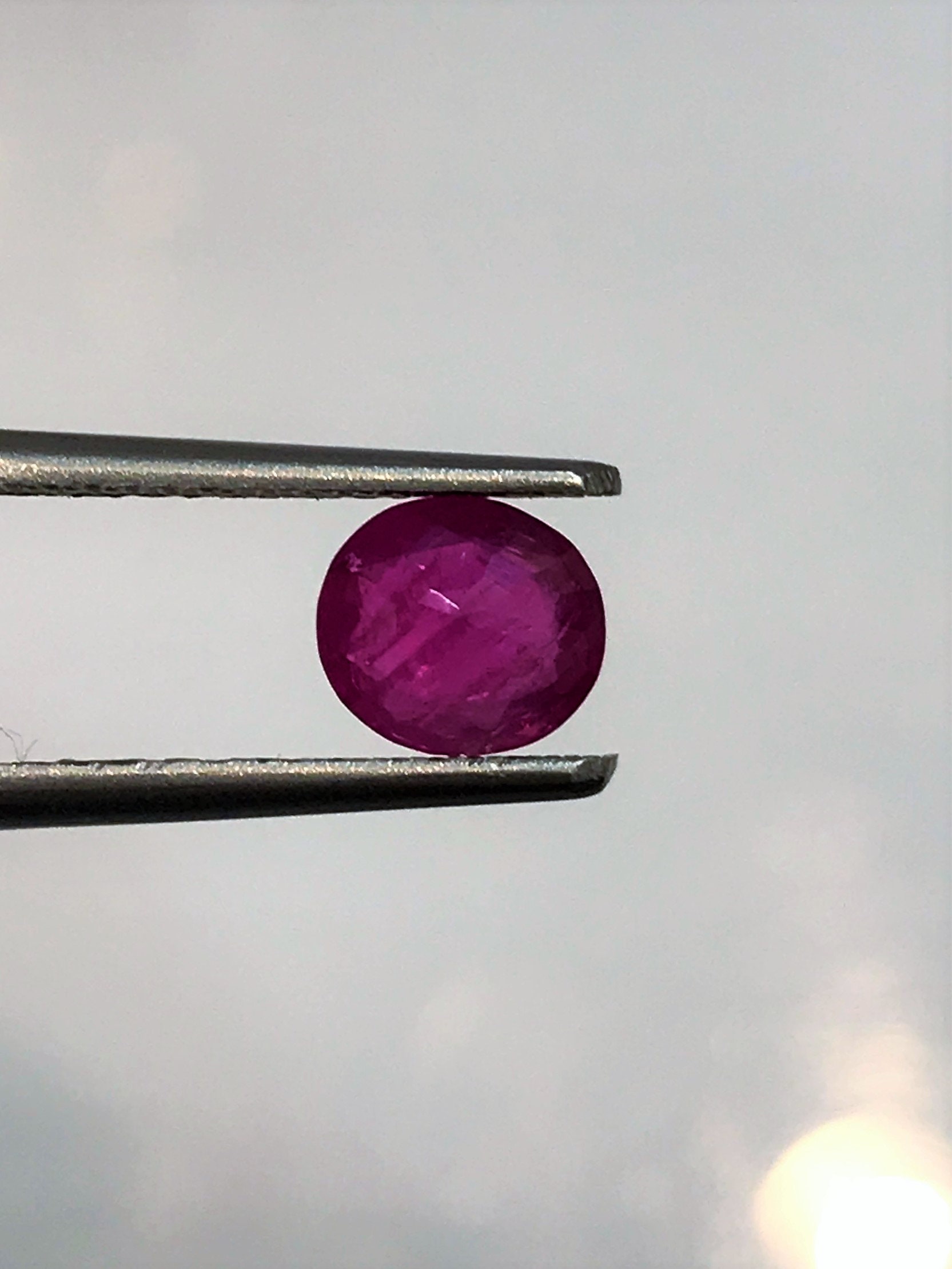 Natural BURMESE RUBY 0.71 Carats Rich Pink Red Color High Luster AAA ...