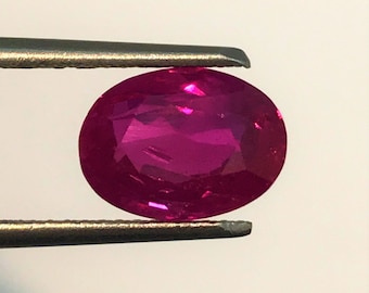 Natural BURMESE RUBY 0.71 Carats Rich Pink Red Color High Luster AAA ...