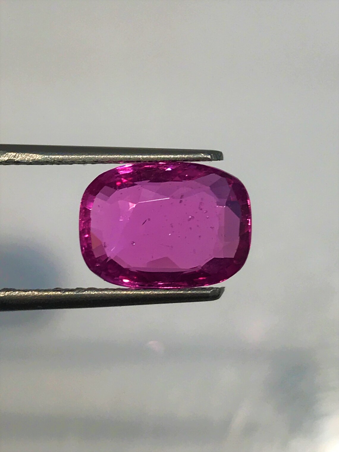 Natural PINK SAPPHIRE 4.45 Carats Rich Vivid Pink Color - Etsy