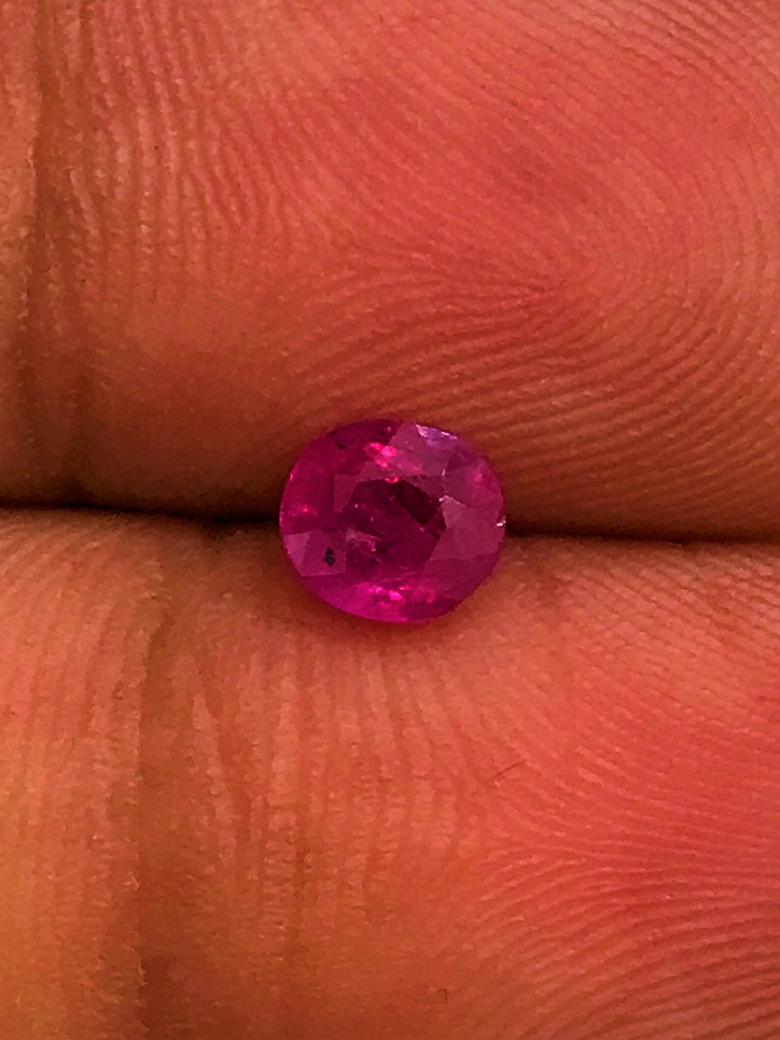 Natural BURMESE RUBY | 0.84 Carats Rich Deep Red Color High Luster AAA ...