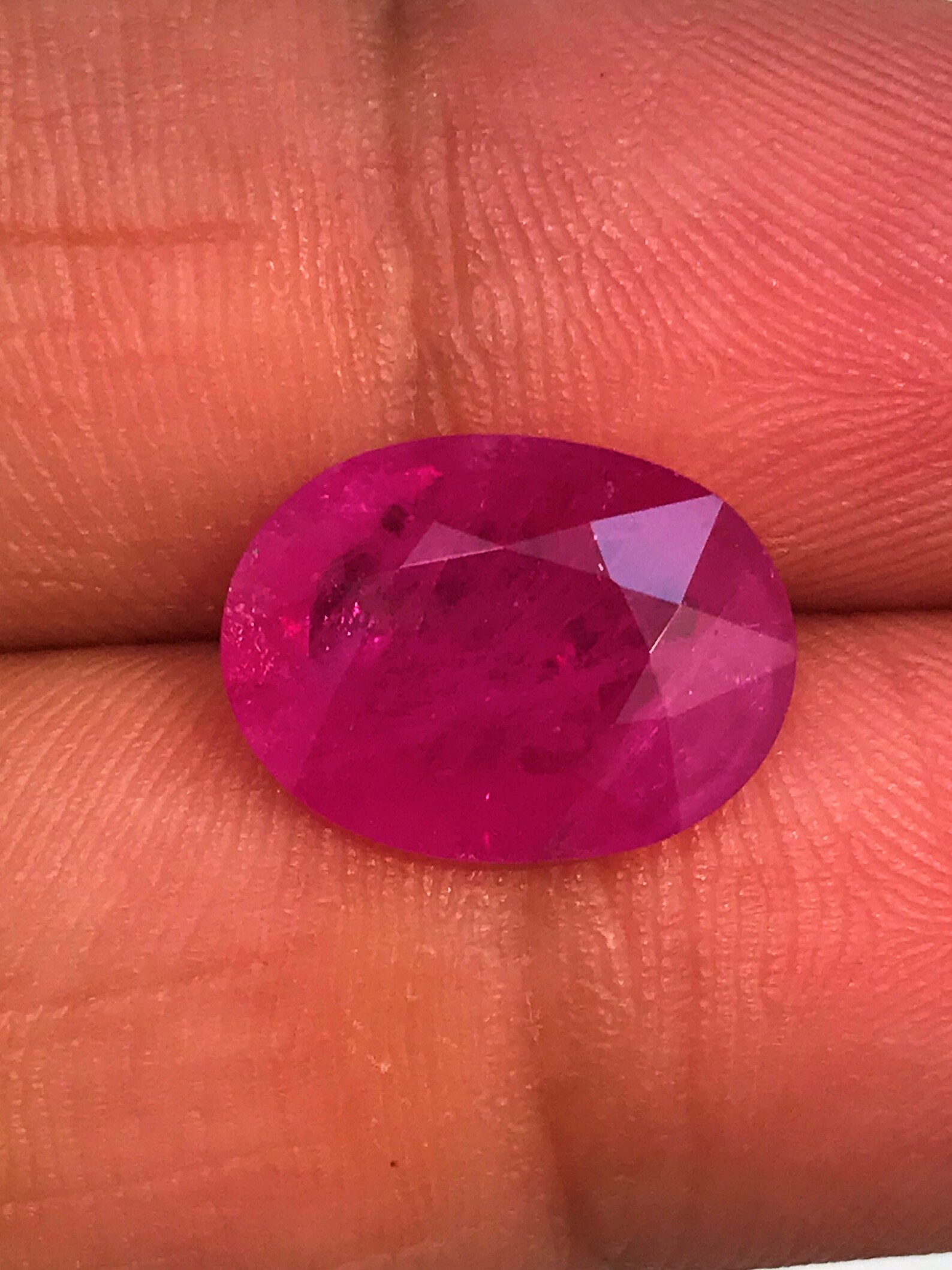 BURMESE RUBY 6.08 Carats Rich Red Color High Luster AAA Fine Quality ...
