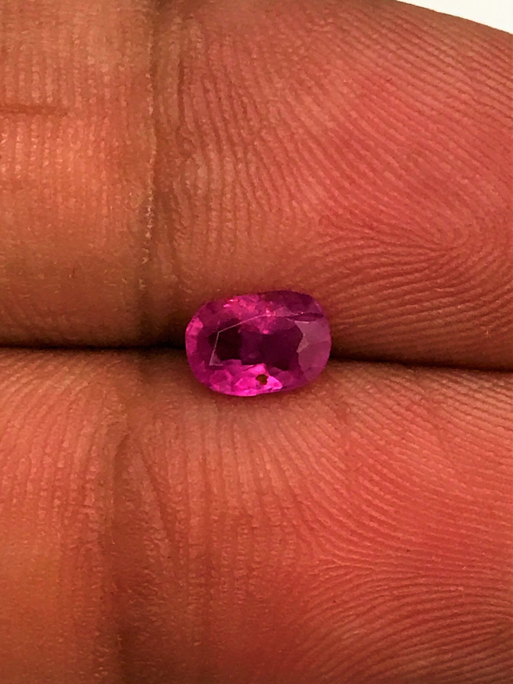 Natural BURMESE RUBY | 0.72 Carats Rich Pink Red Color High Luster AAA ...