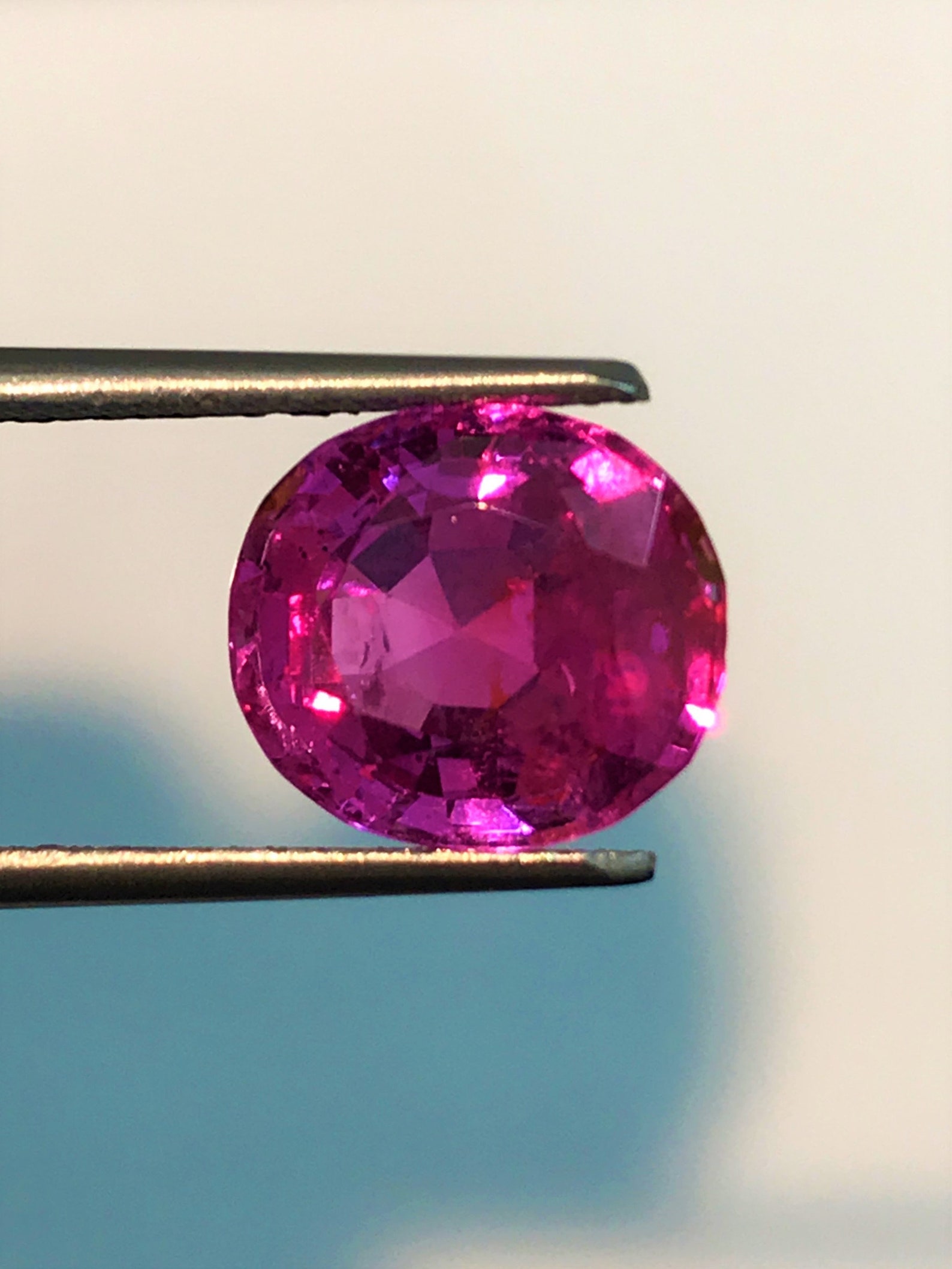 Natural BURMESE RUBY 5.61 Carats Rich Pinkish Red Color | Etsy