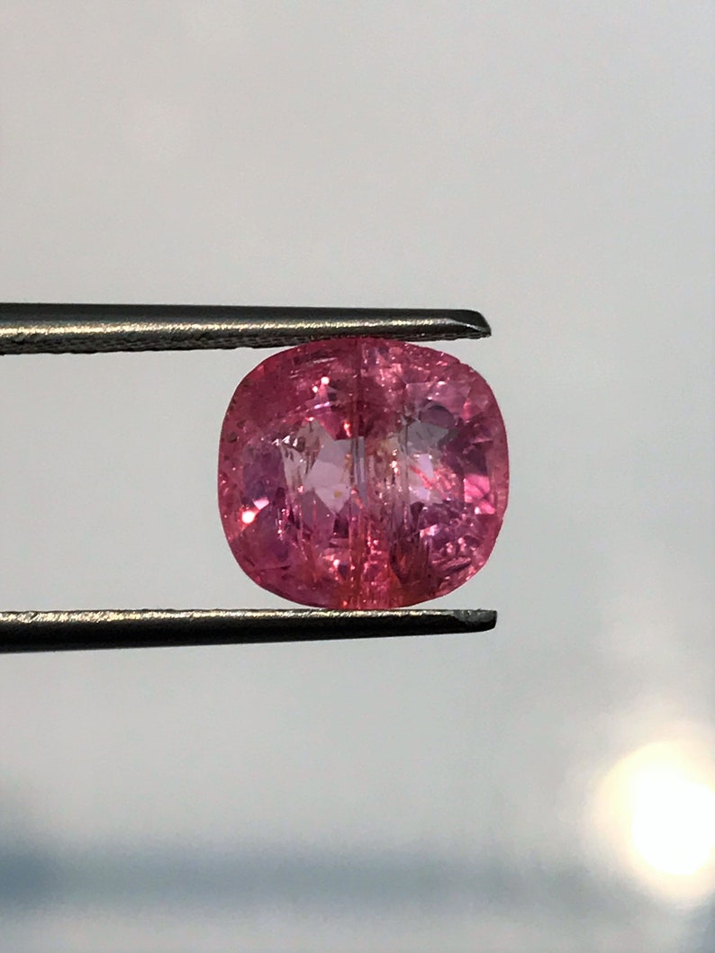 Natural PADPARADSCHA SAPPHIRE 4.18 Carats Pinkish Orange Color Sparky ...