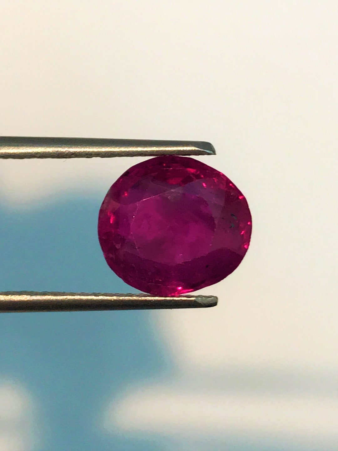 Natural BURMA RUBY | 4.56 Carats Rich Pigeon Blood Red Color Sparky ...