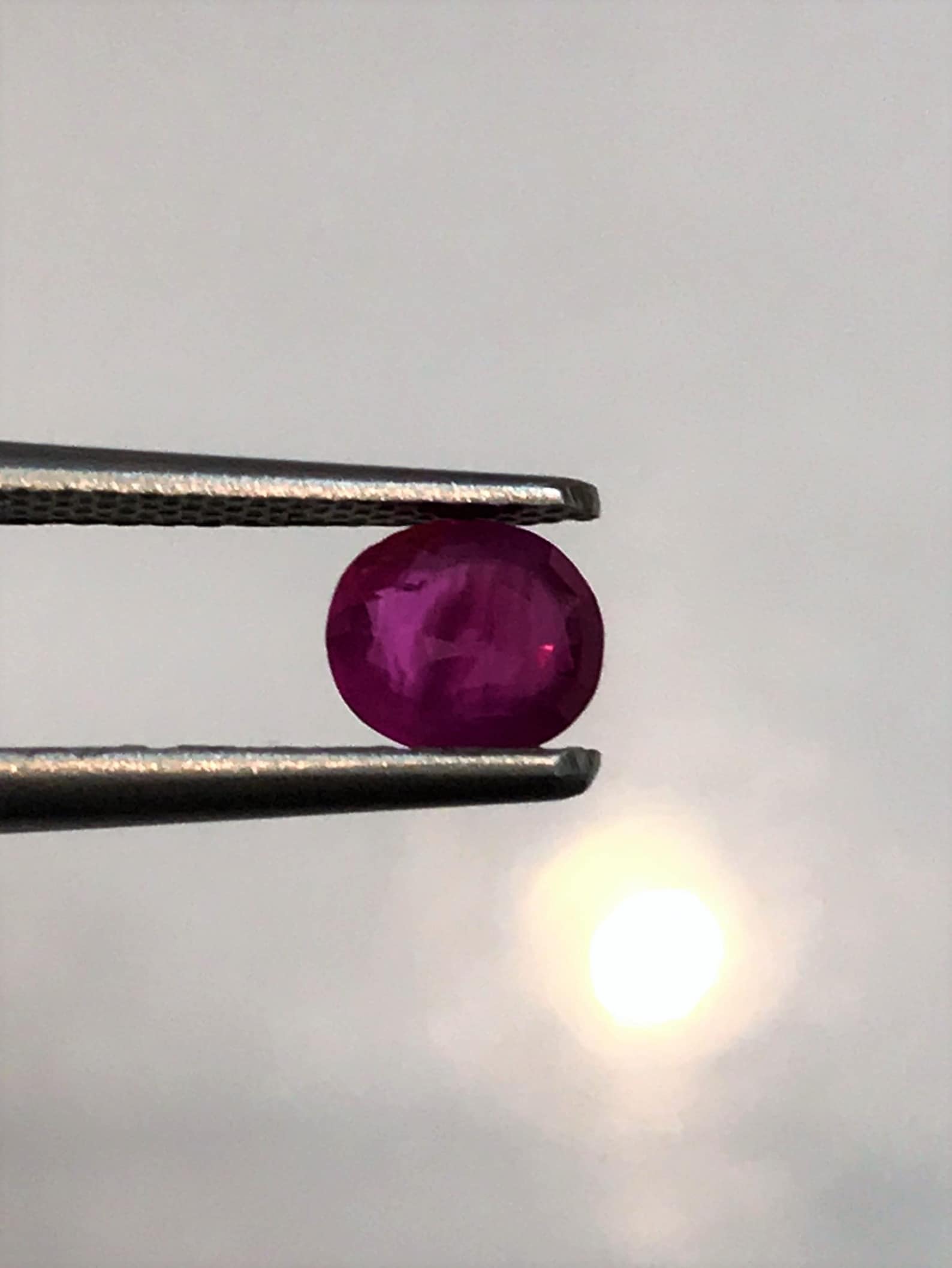 Natural BURMESE RUBY 0.57 Carats Rich Red Color Sparky - Etsy