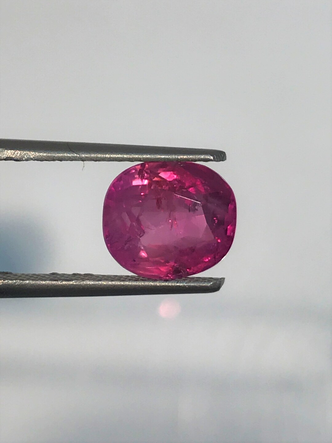 Natural BURMA RUBY | 3.85 Carats Rich Pinkish Red Color Sparky Luster ...