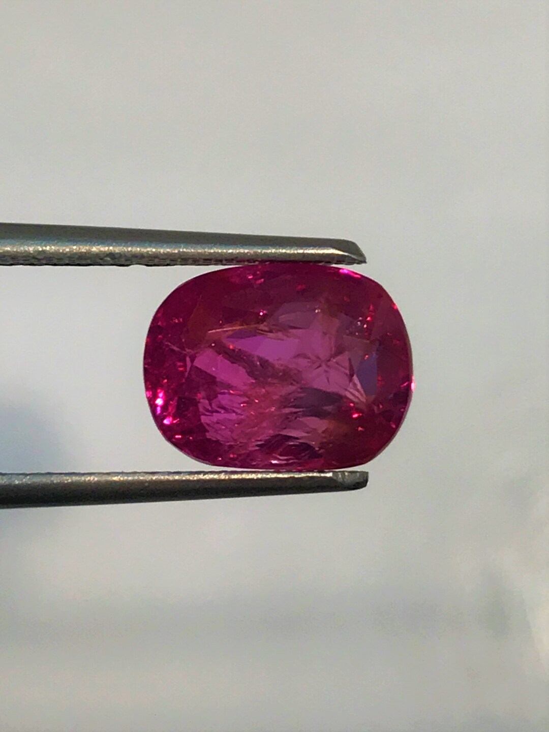 Natural BURMESE RUBY | 3.98 Carats Rich Red Color Sparky Luster AAA ...