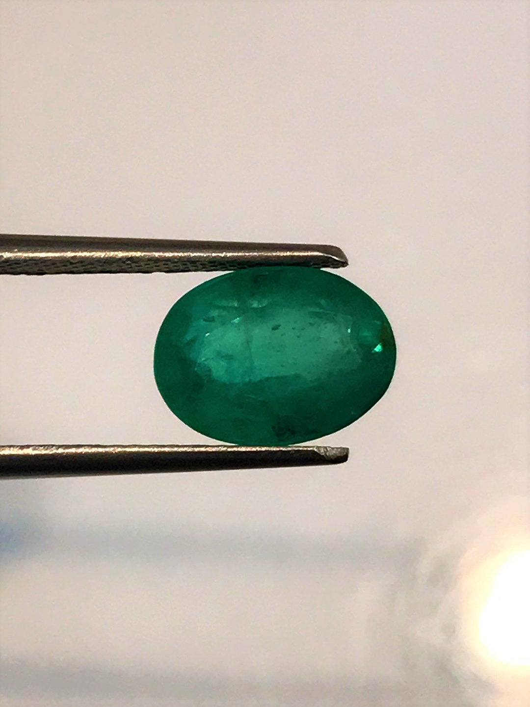 COLOMBIAN EMERALD | 3.18 Carats Rich Dark Green Color High Luster AAA ...