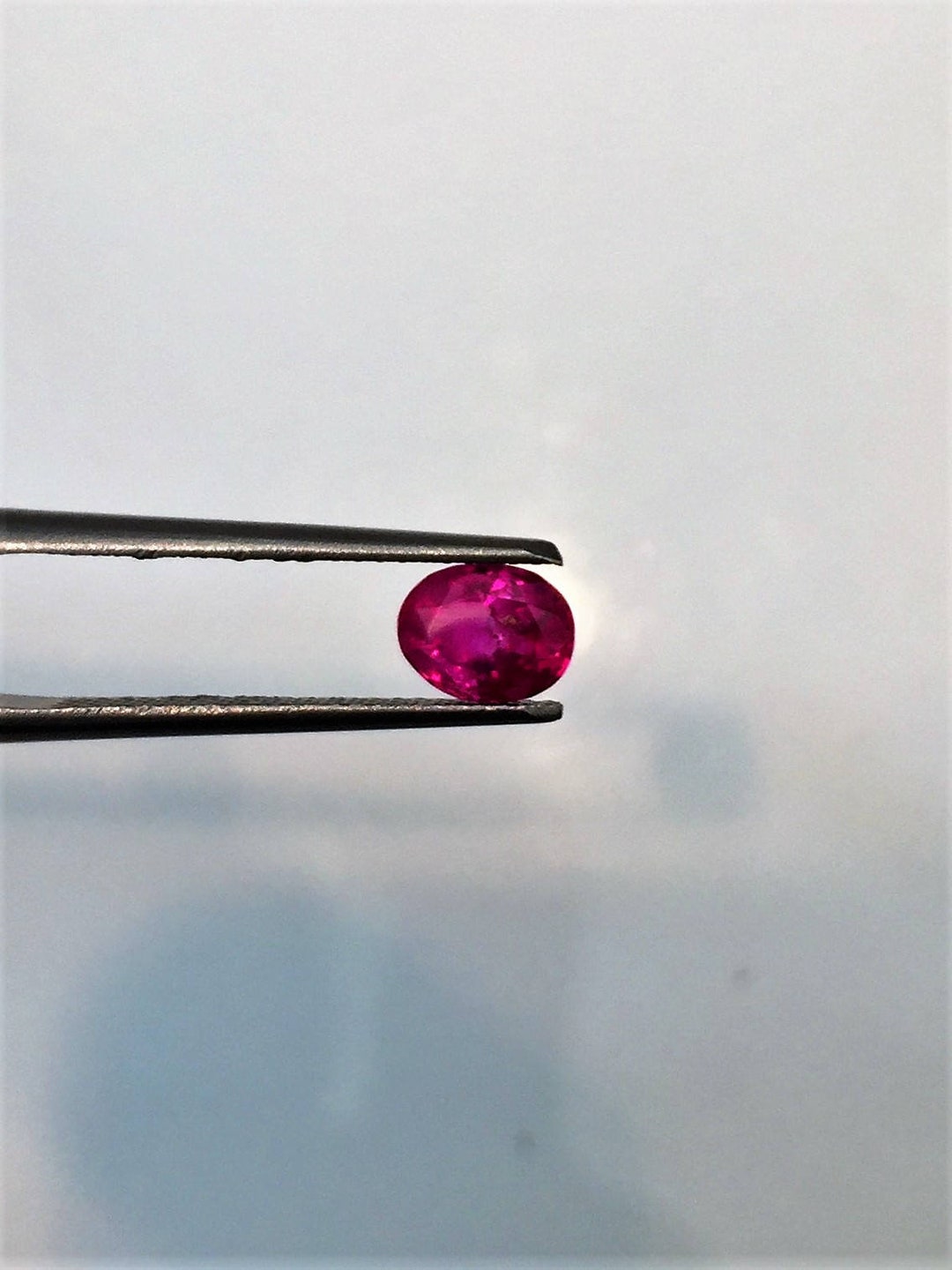 Natural BURMA RUBY | 1.25 Carats Rich Hot Pink Color Sparky Luster AAA ...