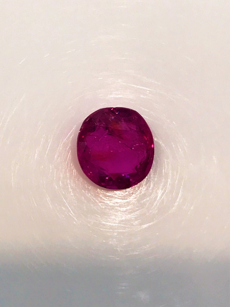 Natural BURMA RUBY | 3.55 Carats Rich Pinkish Red Color Sparky Luster ...