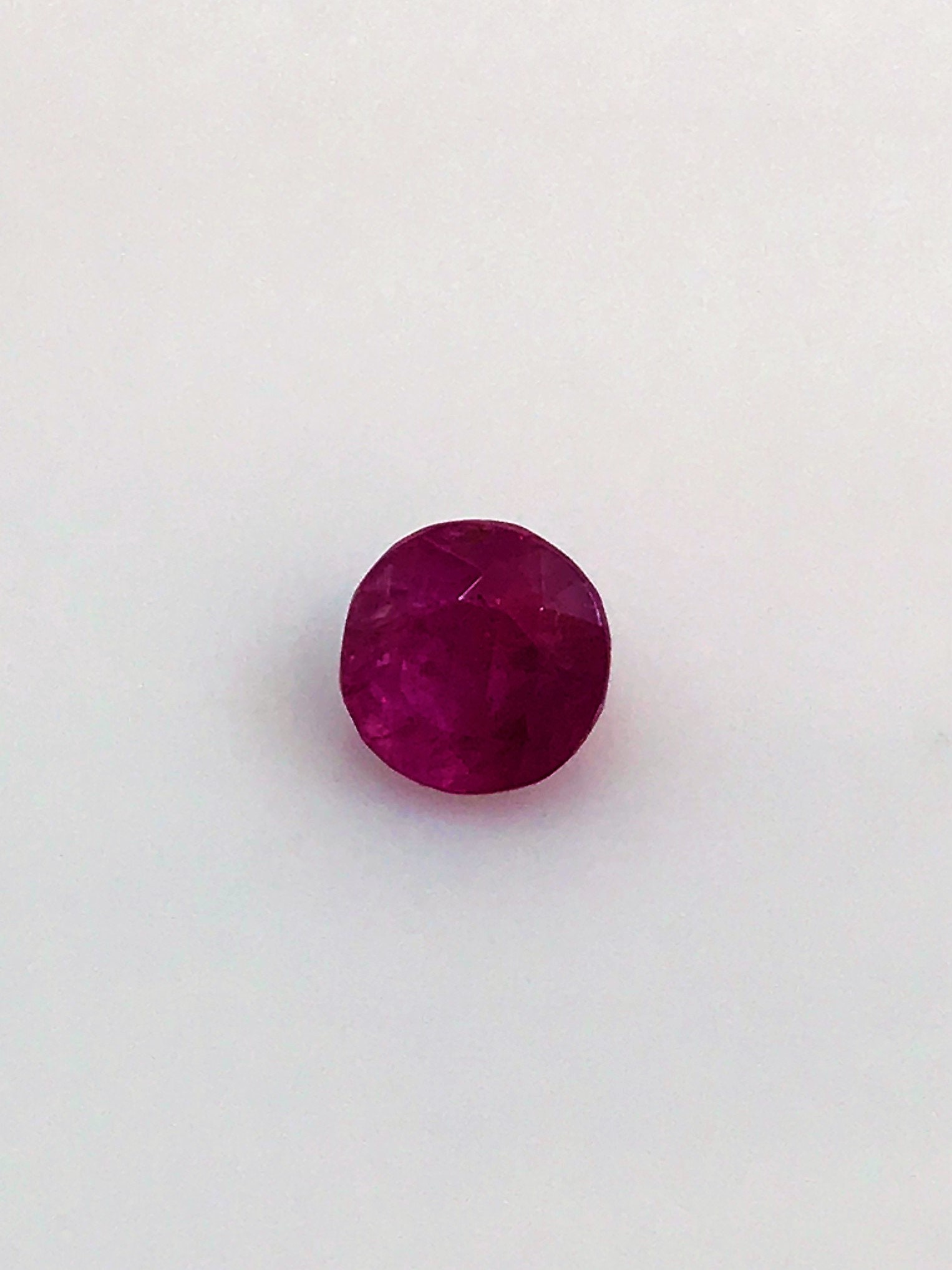 Natural BURMESE RUBY | 0.87 Carats Rich Deep Red Color High Luster AAA ...