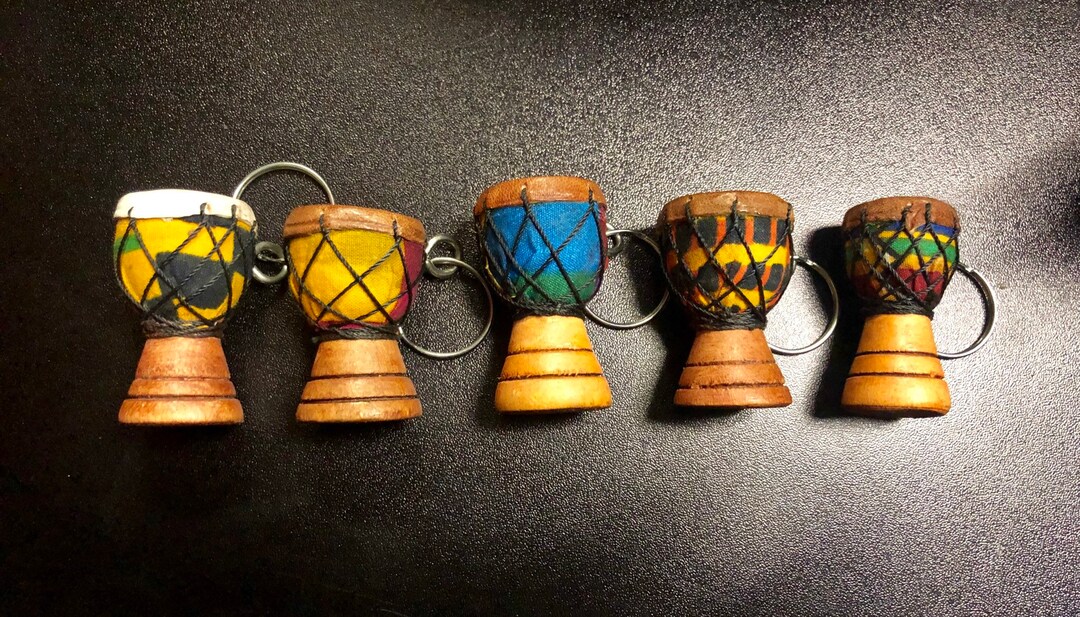 Djembe / African Drum Keychain - Etsy
