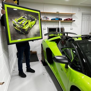 Commission a REAL Painting of Your Car Not a Faked Digital Art Print - Etsy