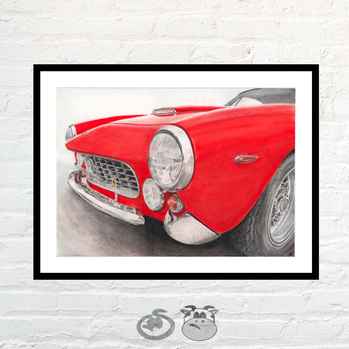 Commission a REAL Painting of Your Car Not a Faked Digital Art Print - Etsy