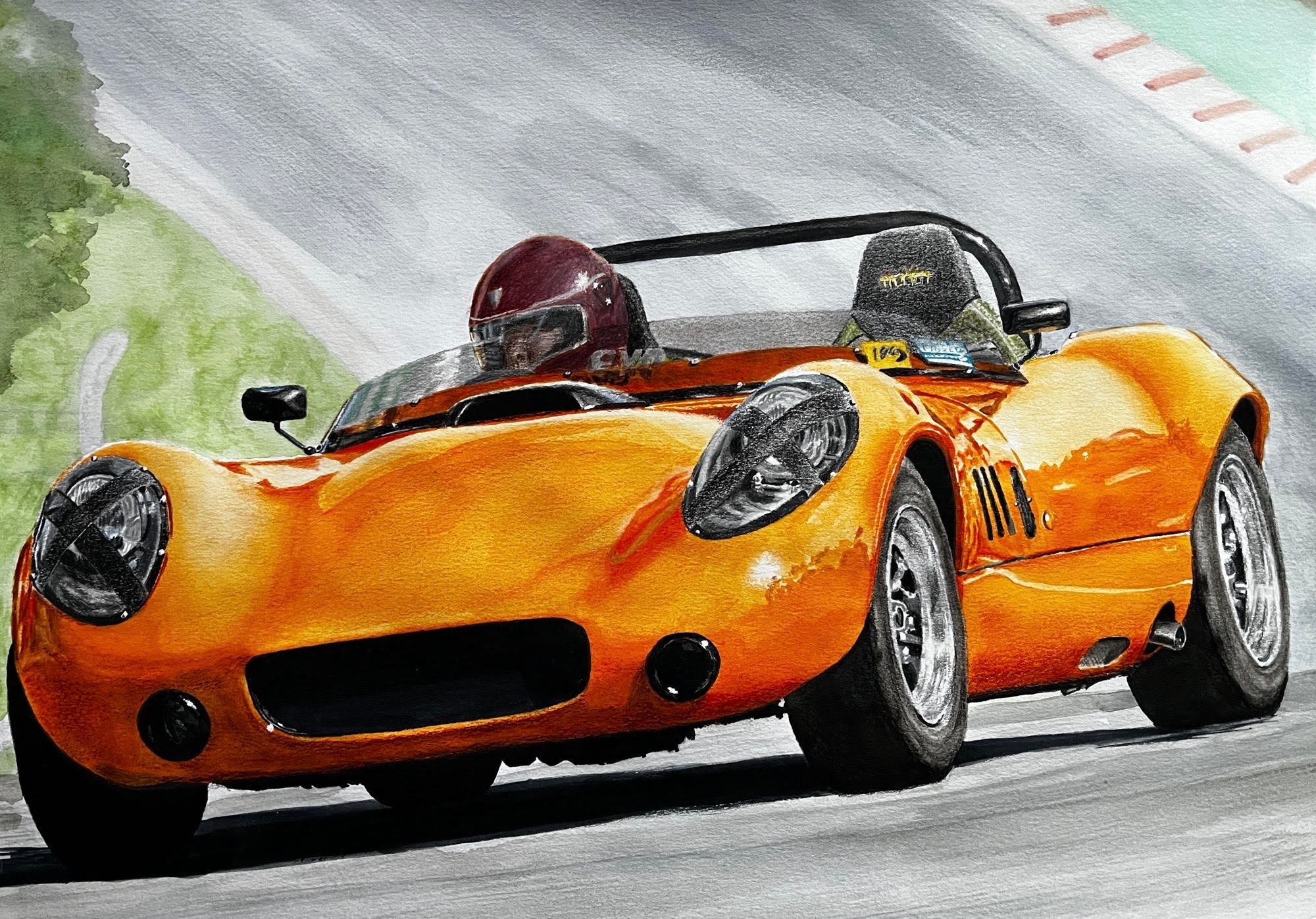 Commission a REAL Painting of Your Car Not a Faked Digital Art Print - Etsy