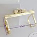 3157# 5.8cm*8.5cm*4cm Light Gold Mini Square Kiss Lock Clasp Purse ...