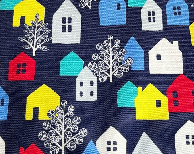 Treehouse Fabric Tree Houses by Ceciliamok Whimsical Fun Elves Night ...