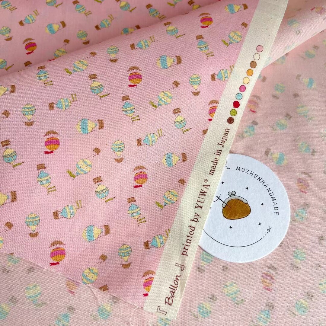 1122# YUWA Hot Air Balloon Cotton Fabric/ Patchwork Quilting Sewing ...