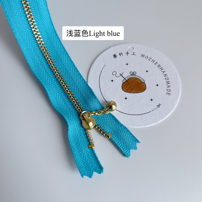 4015# Closed End Zipper Slider Size 3 With 'water Drop' Shape Metal ...