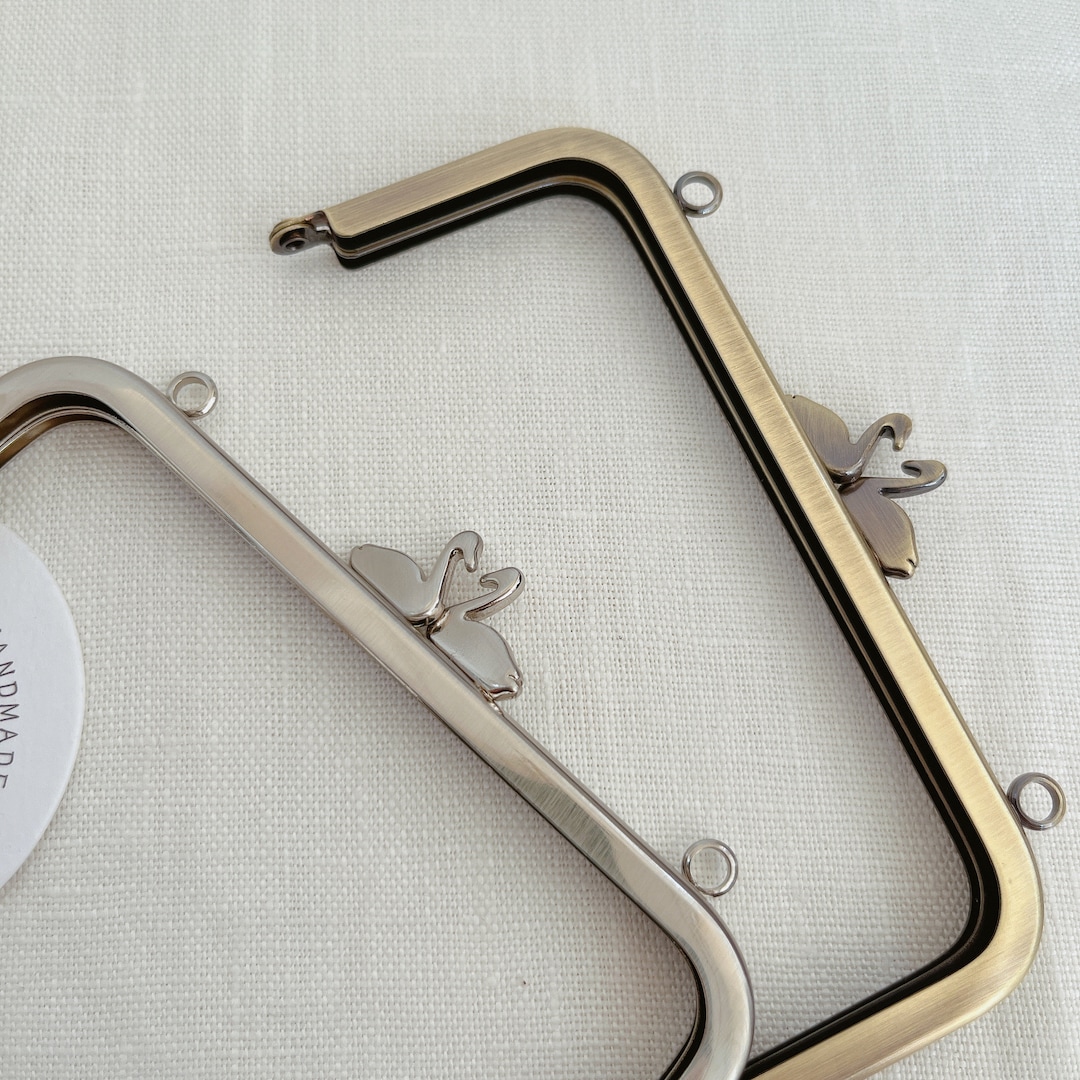 3051# 5cm*12cm Elegant Swan Shape Bead Kiss Lock Clasp Purse Frame ...