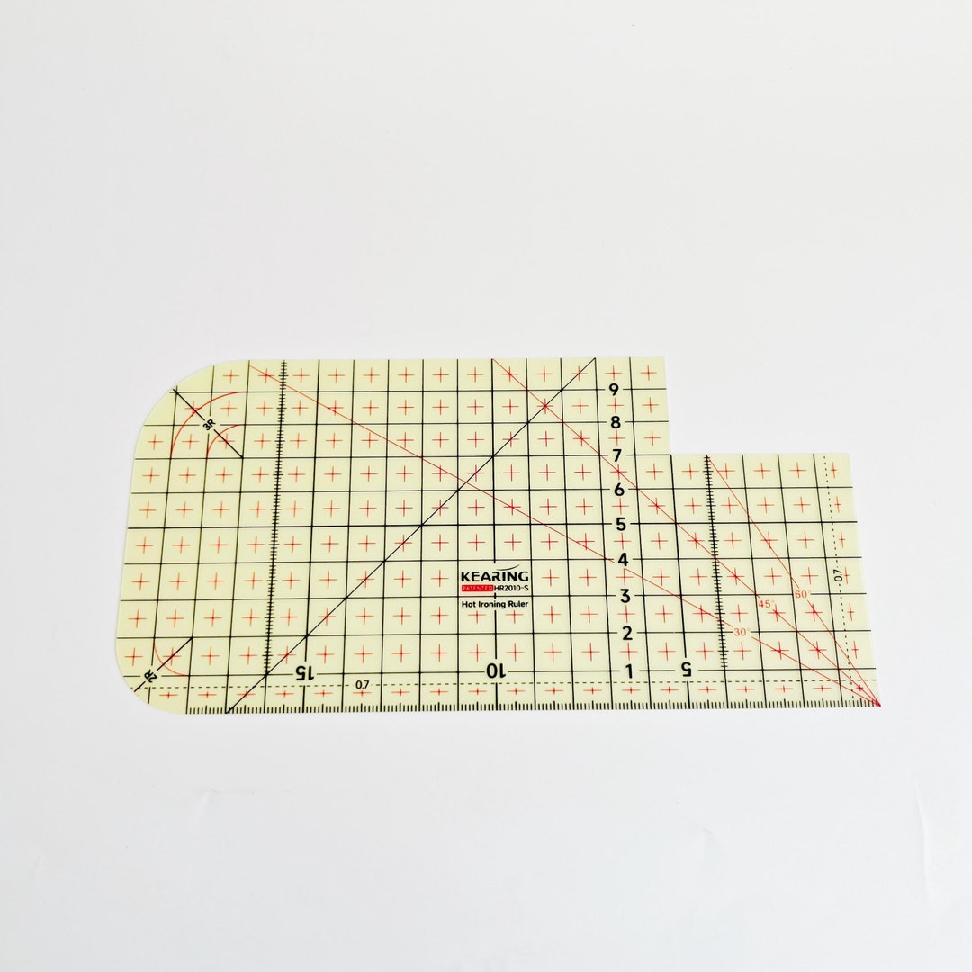 7015# Hot Ironing Ruler / 20cm * 10cm / Clear Resin High-temperature ...