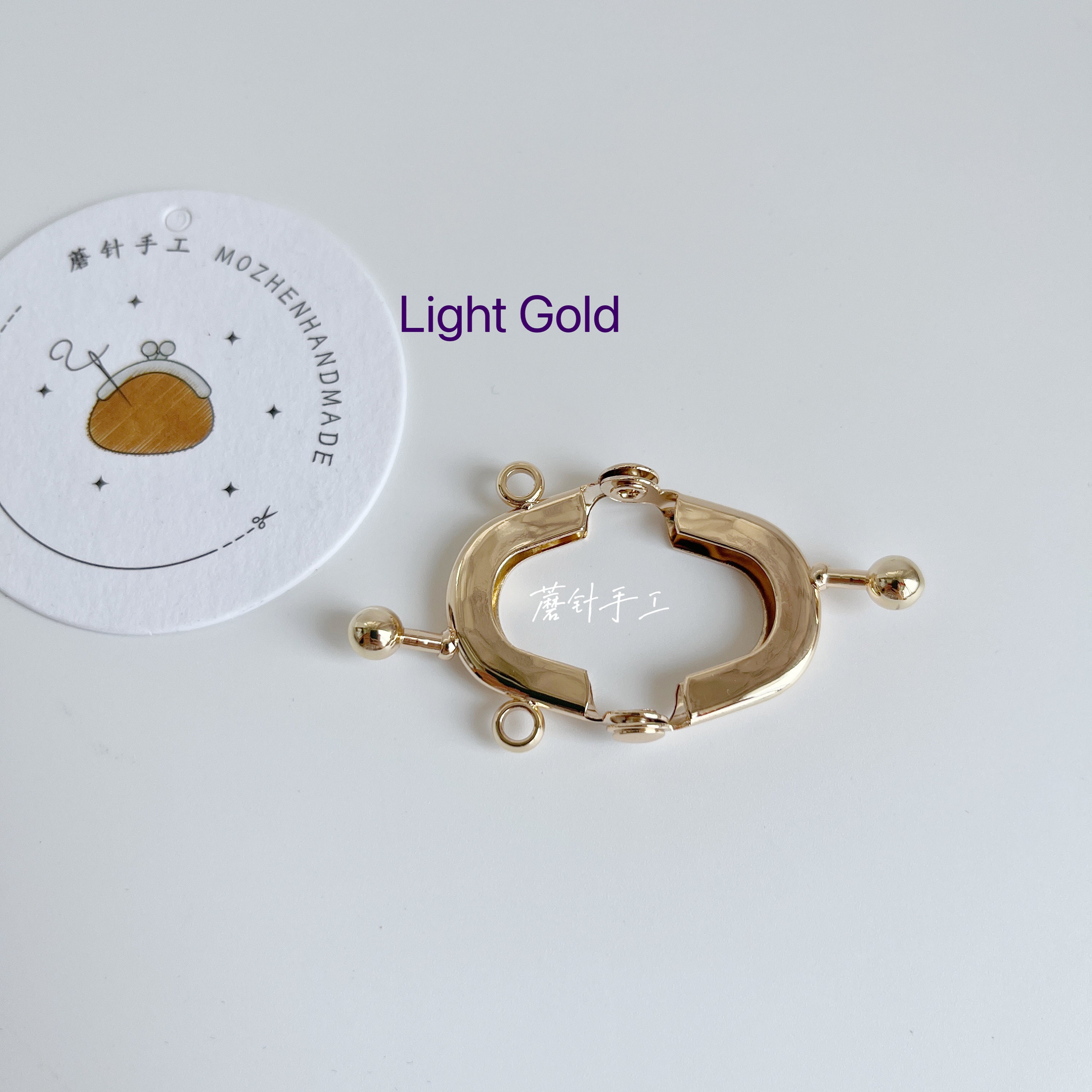 3188# 2.2cm*2.6cm Super Tiny Round Kiss Lock Clasp Purse Frame With ...