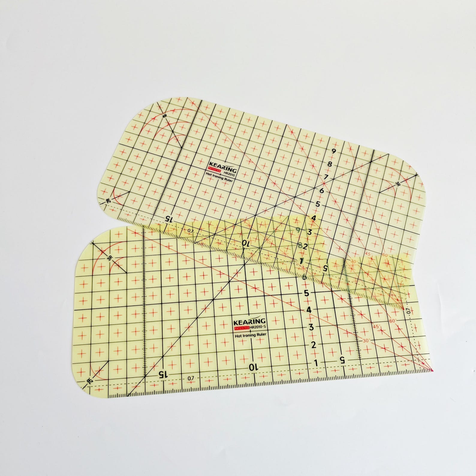 7015# Hot Ironing Ruler / 20cm * 10cm / Clear Resin High-temperature ...