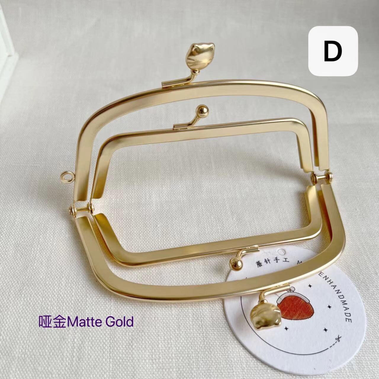 3035 14cm6cm Minimalist Cat Kitten Bead Double Pocket Kiss Clasp Purse ...