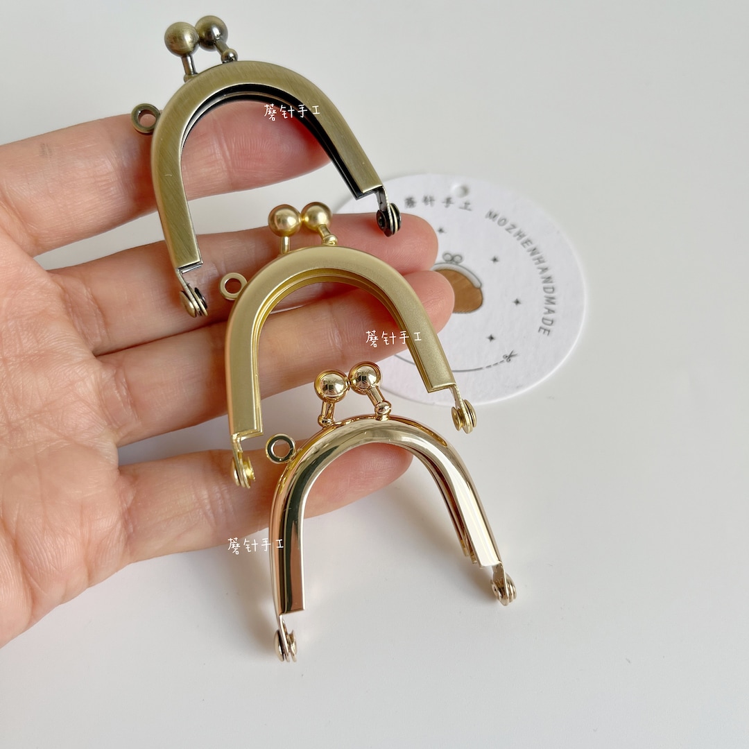 3220# 3.5cm*4cm Super Mini Square Kiss Lock Clasp Purse Frame With ...