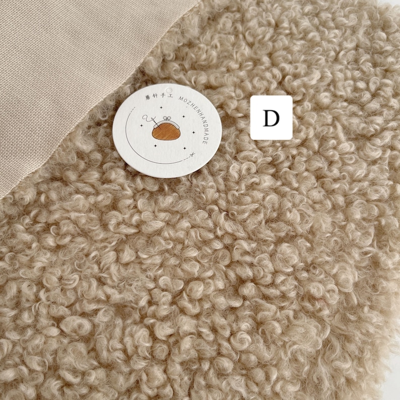 1223# Teddy Bear Style Fabric With Little Curls Soft Fluffy Fabric for ...