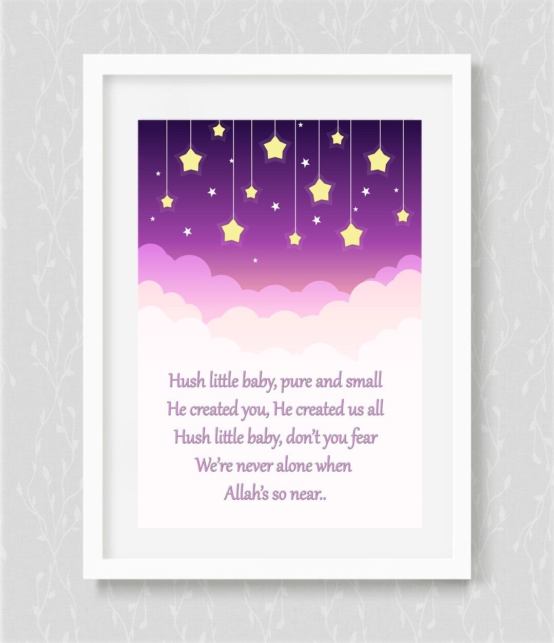 Hush Little Baby Poem (digital Download) - Etsy
