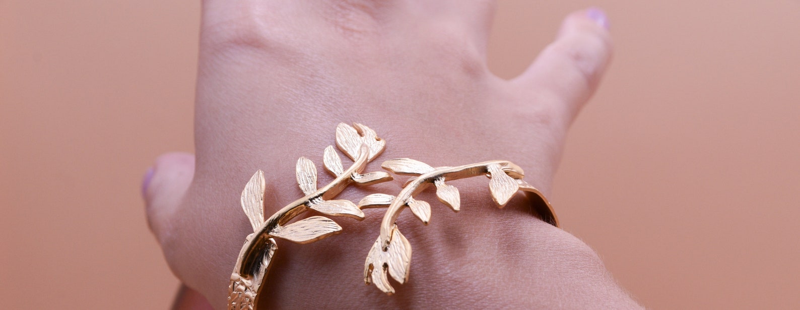 Greek Athena Bracelet Lower Leaf Arm Cuff Grecian Leaf - Etsy