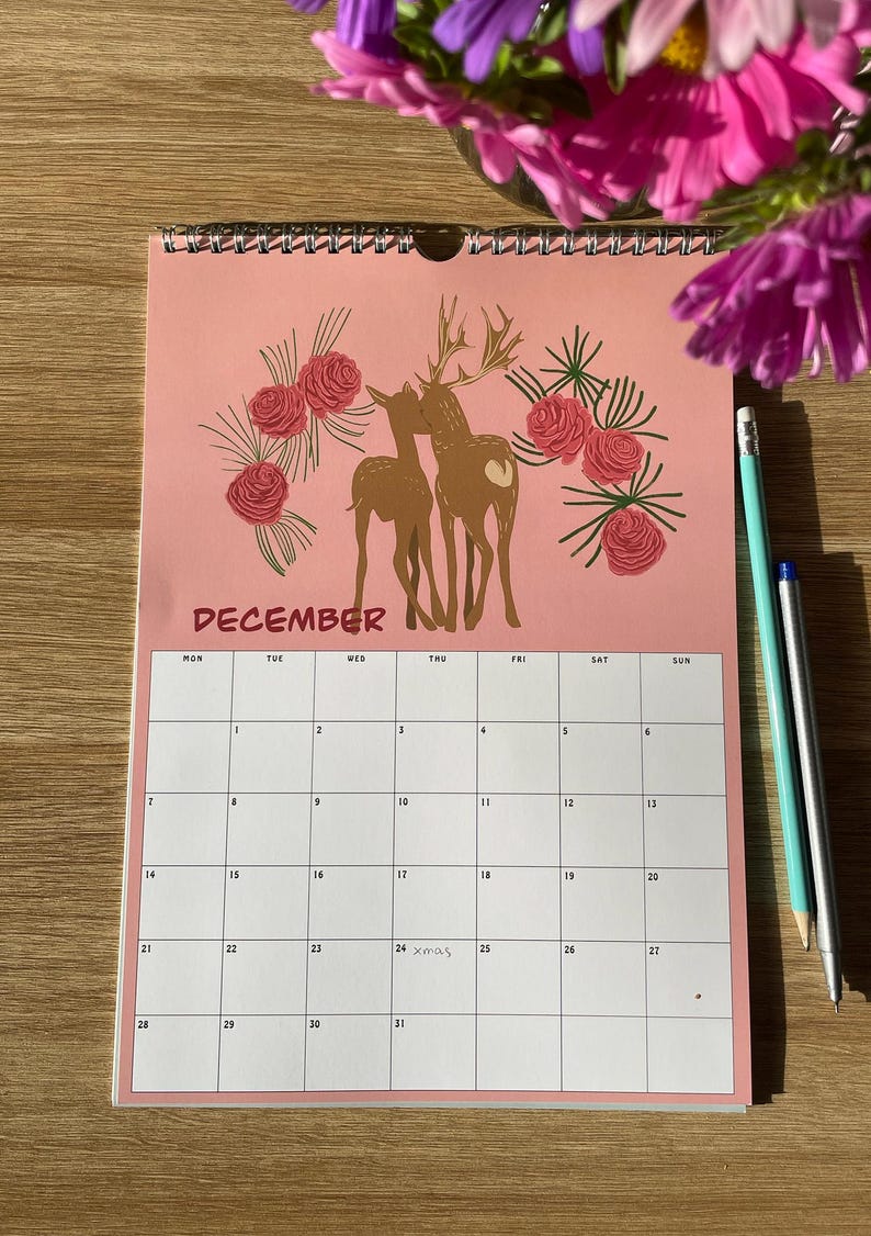 2026 Woodland Animals Calendar | Illustrated Nature Wall Calendar ...