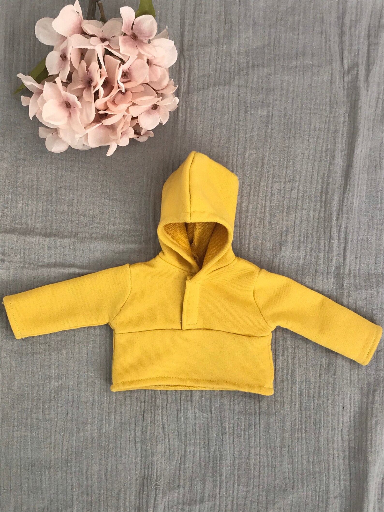 14 inch doll hoodie pattern and tutorial for 35 cm doll | Etsy