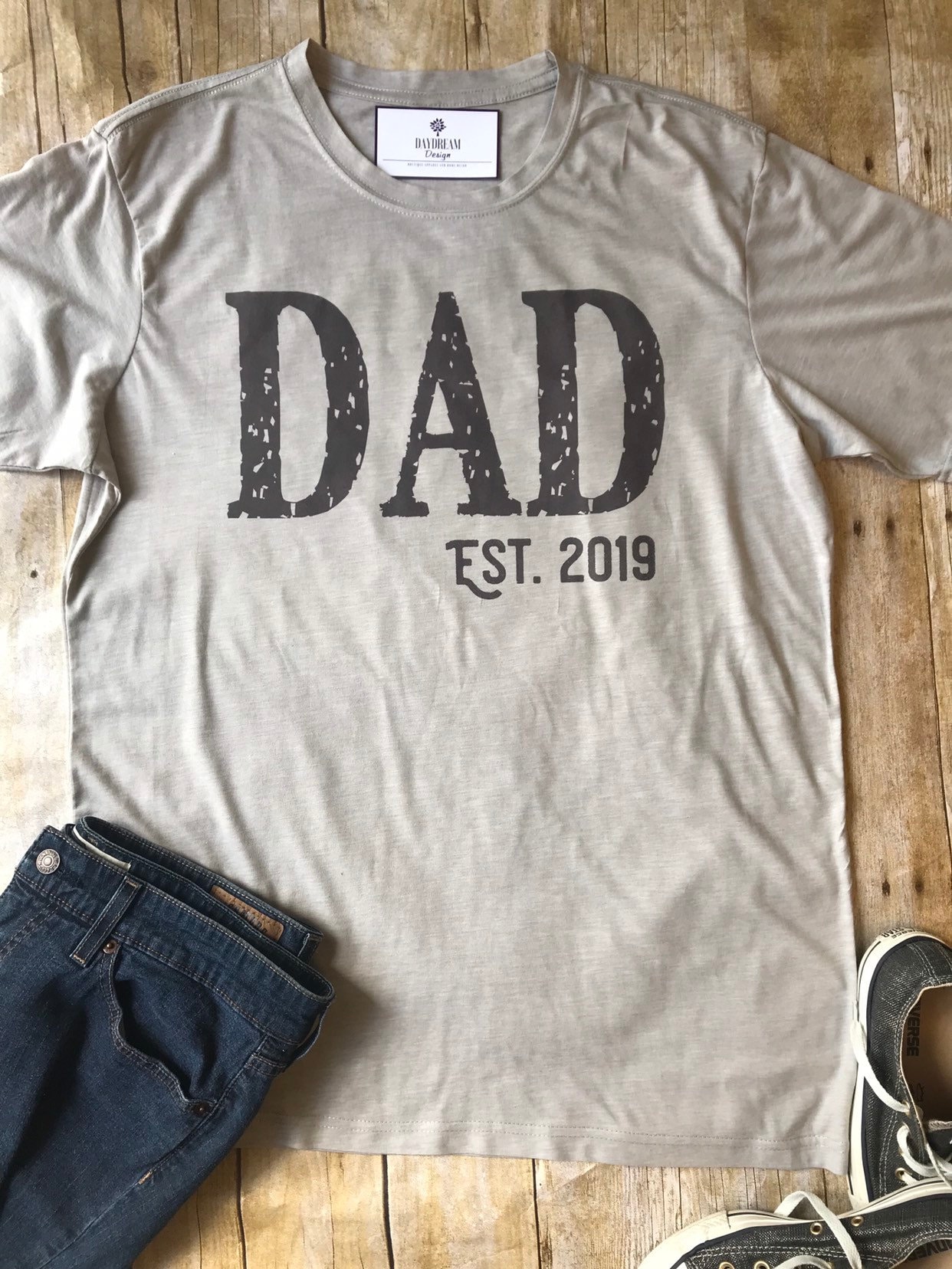 New Dad Shirt for Father's day Custom Dad Shirt Est | Etsy
