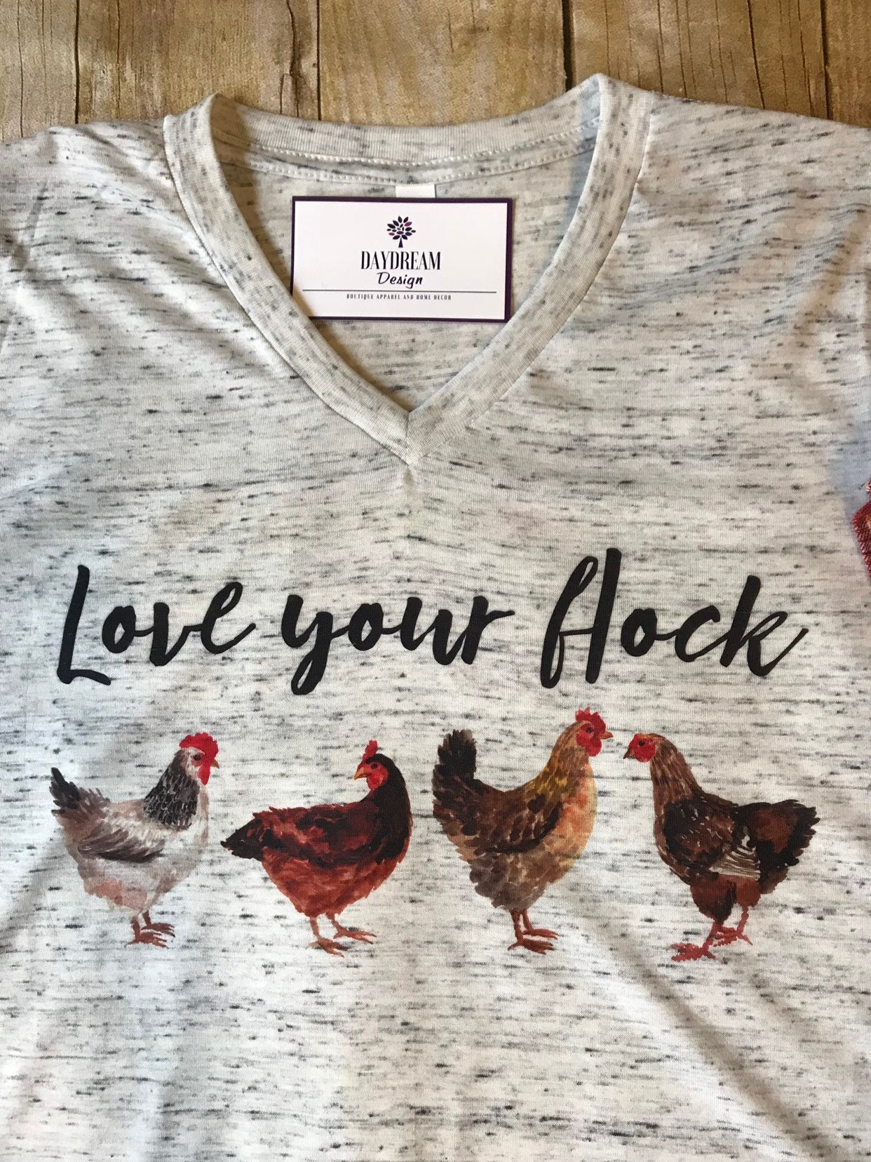 Chicken Shirt Love Your Flock Farm Shirt Birthday Gift | Etsy