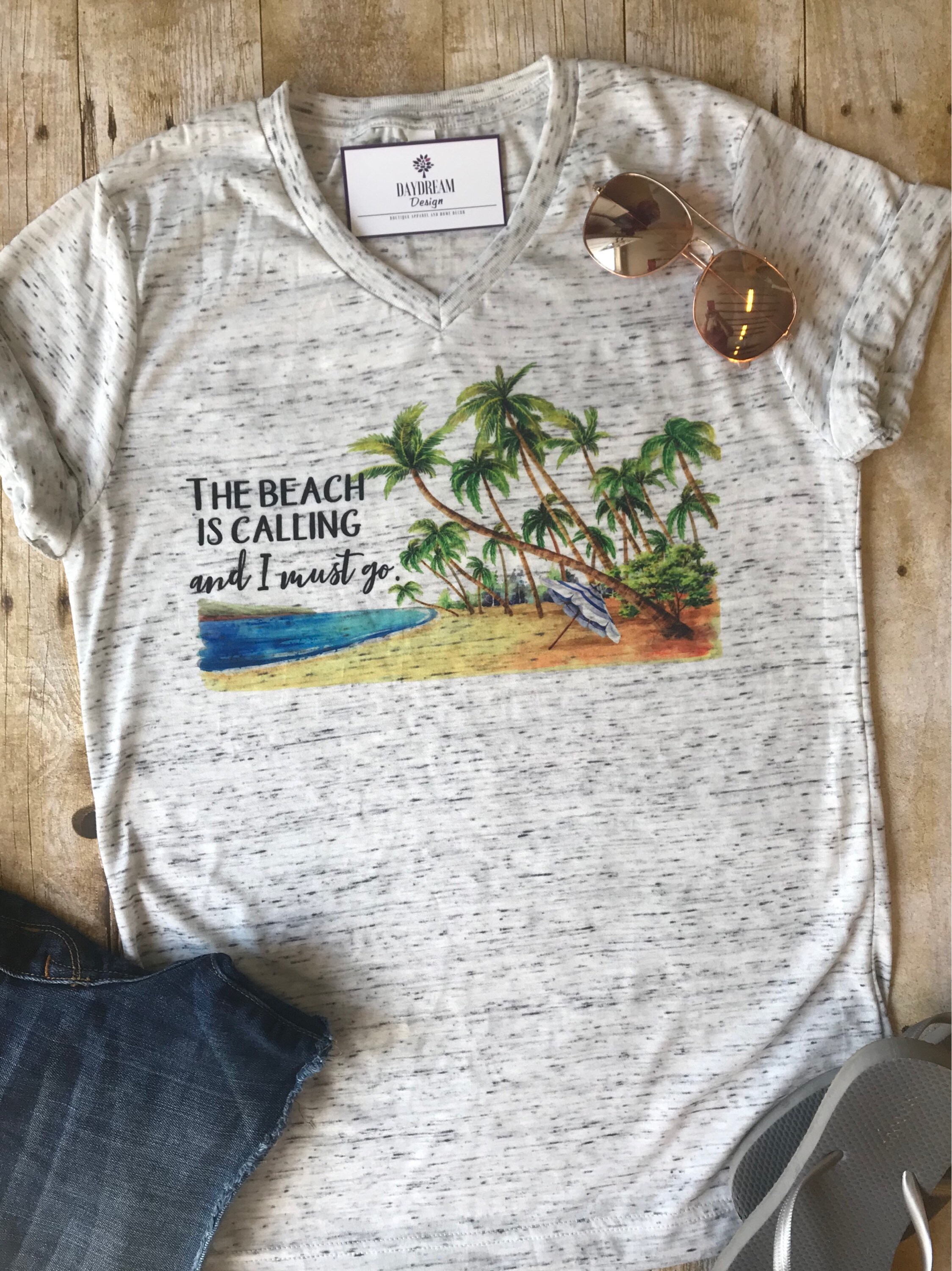 Beach Shirt Vacation Shirt The Beach is Calling and I Must Go | Etsy