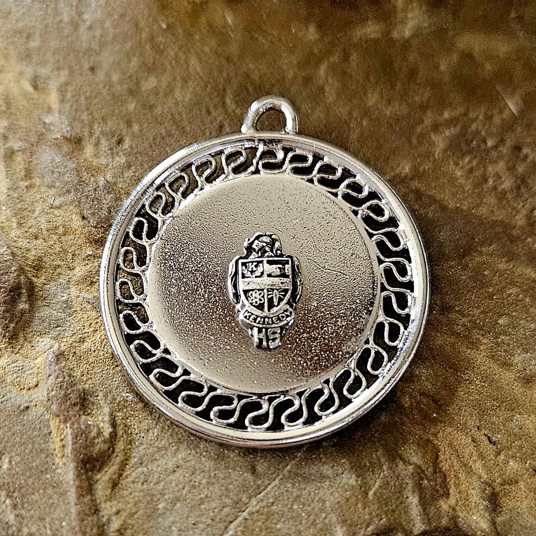 Kennedy High School Charm - Vintage, Sterling Silver - A Symbol of ...