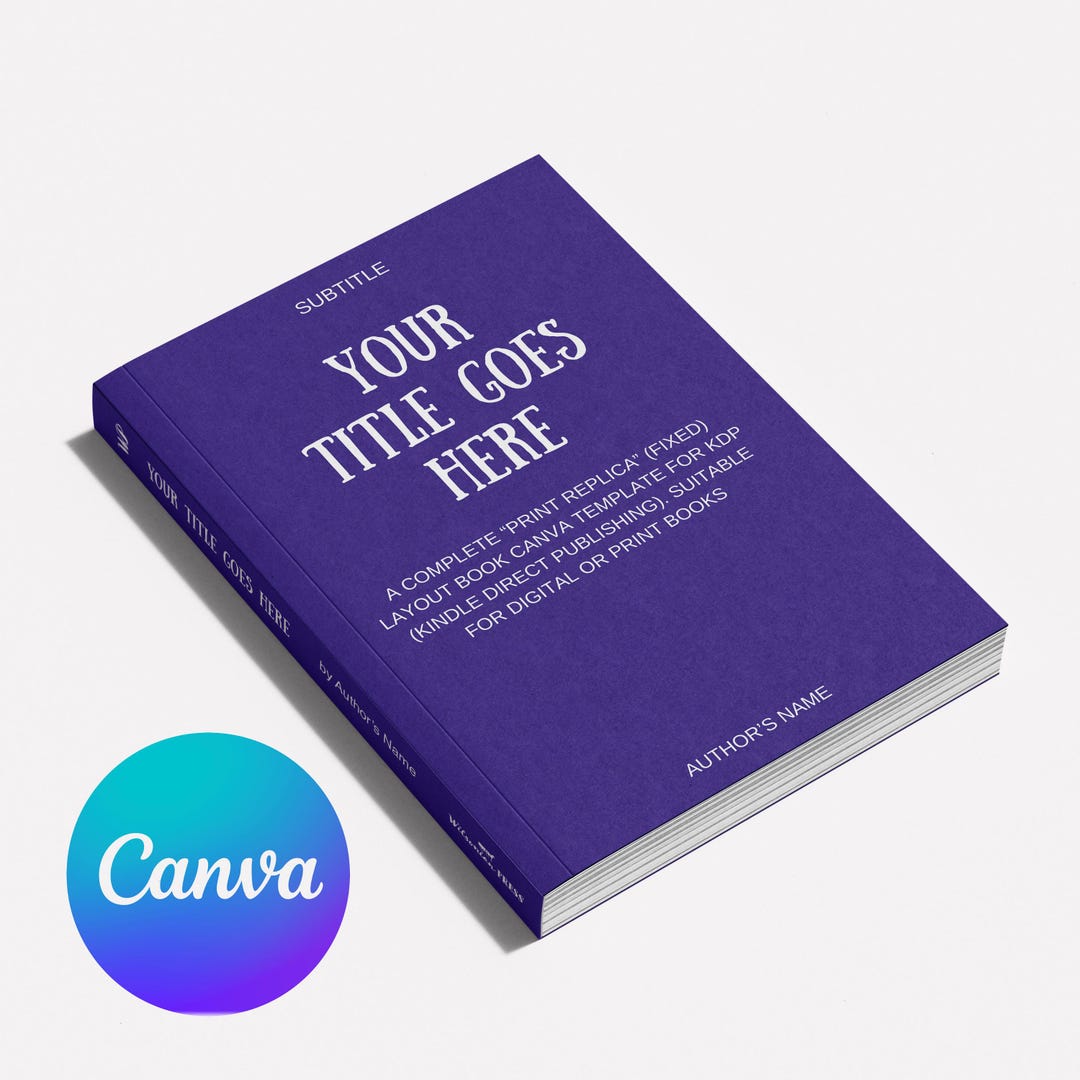 Non-fiction Book Template - 6" X 9" | Fully Editable in Canva - Etsy UK