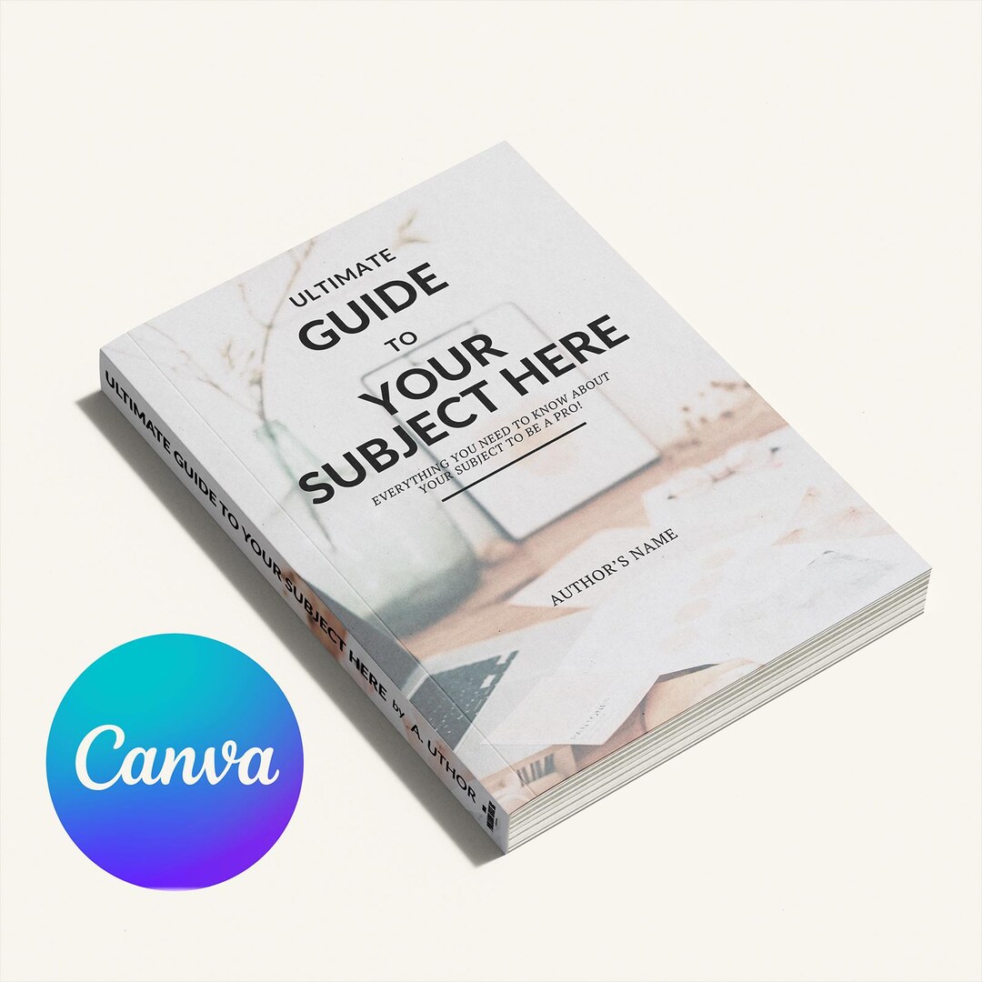 How-to Guide Book Template - 7.5"x10" | Fully Editable in Canva - Etsy